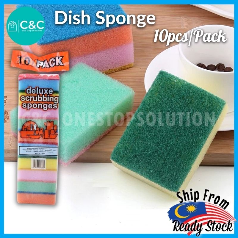 C&C Dishwashing Sponge/ Kitchen Nano Emery Magic Clean Rub Pot Rust ...
