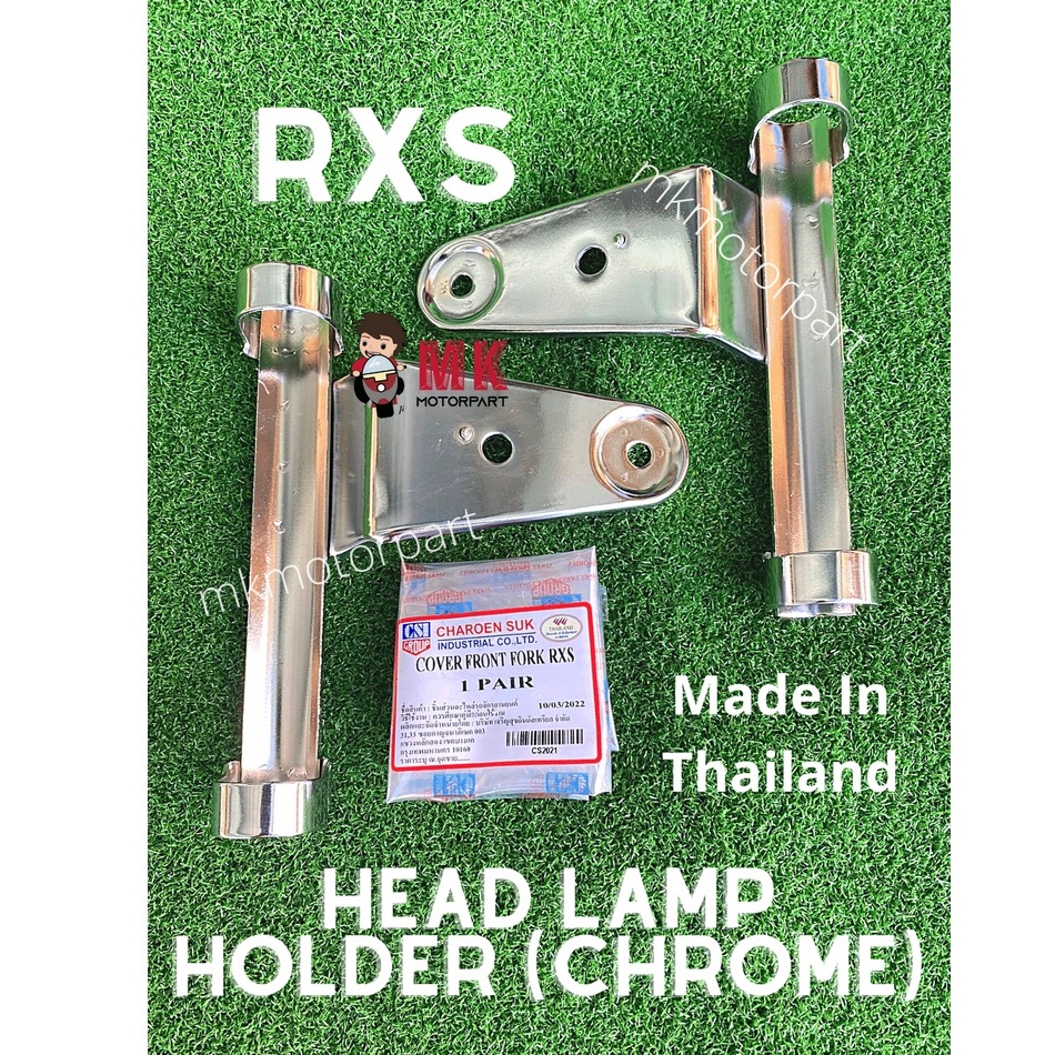 (CHROME) Yamaha RXS HEAD LAMP HOLDER , RXS115 Front Head Light Bracket ...