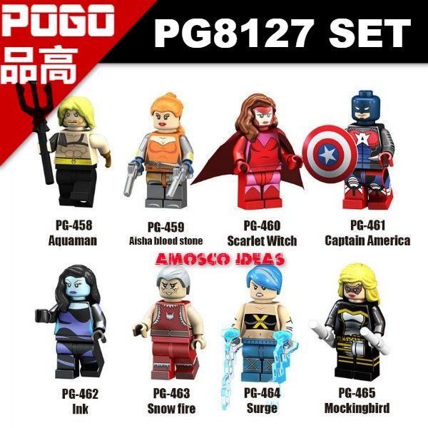 *CLEAR STOCK*Minifigure Set PG458 459 460 461 462 463 464 465 Aquaman ...
