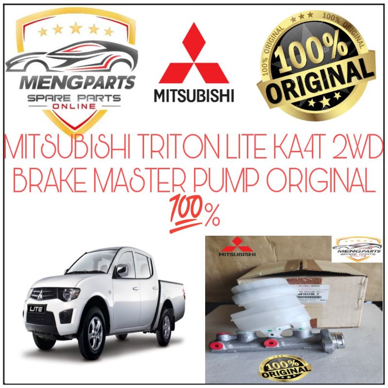 ORIGINAL 💯% MITSUBISHI TRITON LITE KA4T 2WD BRAKE MASTER PUMP MN102440 ...