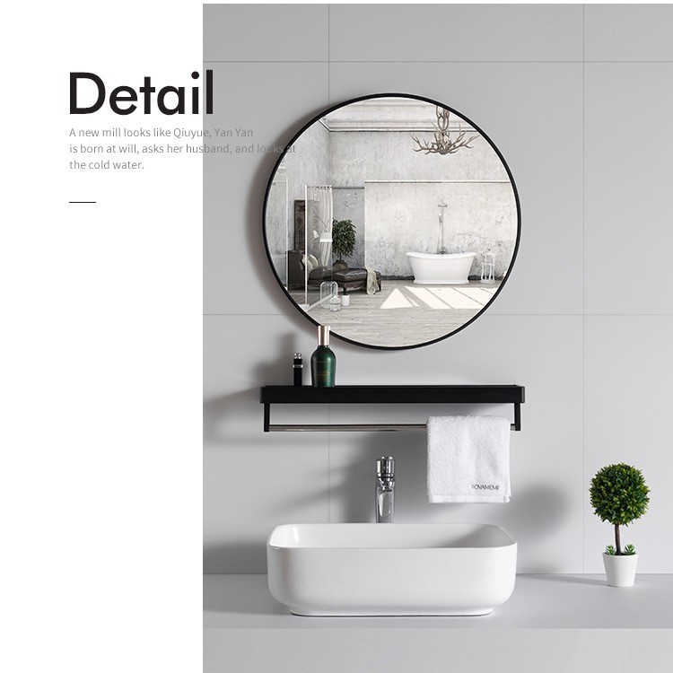 MUJI INSPIRED MINIMALIST Round bathroom mirror [nordic style] [free WM ...