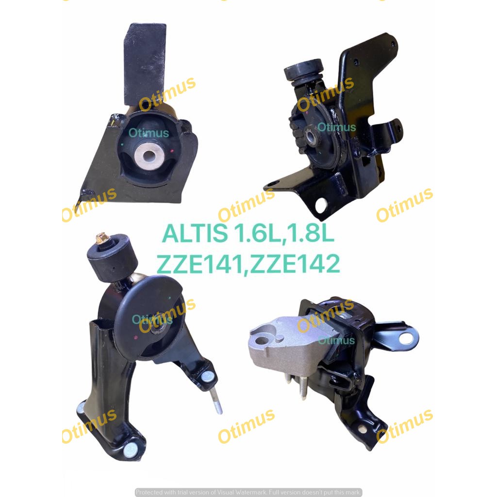 TOYOTA COROLLA ALTIS 1.6 1.8 ZZE141 ZZE142 ENGINE MOUNTING SET | Shopee ...