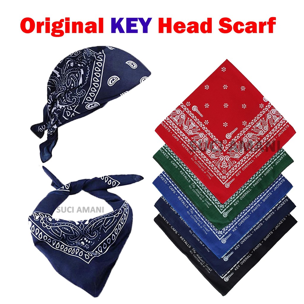 Kain Key/kain ikat sekeliling kepala/sacrf key/Key Headband/Bandana/100 ...