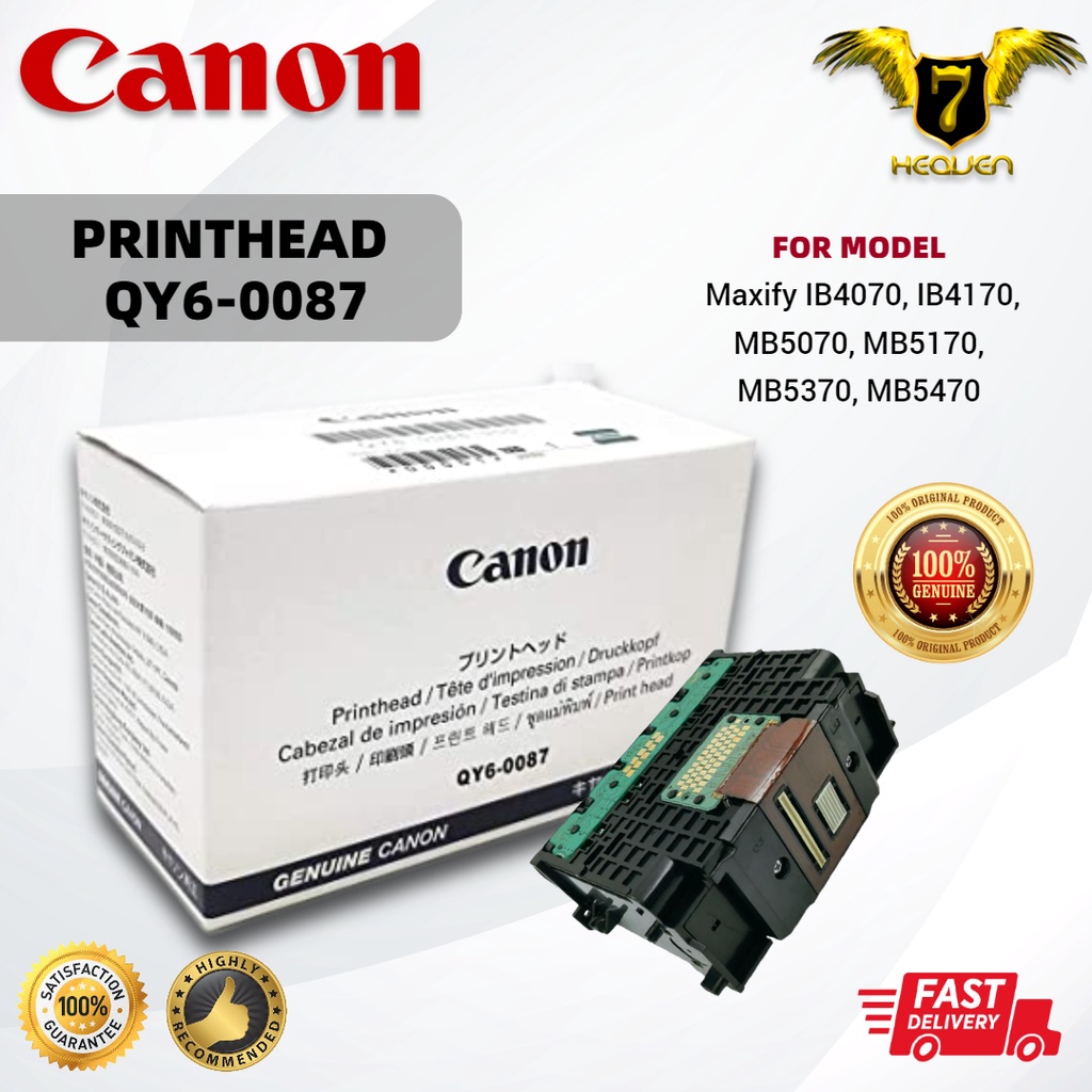 Canon Original QY6-0087 Printhead Print Head For Maxify IB4070, IB4170 ...