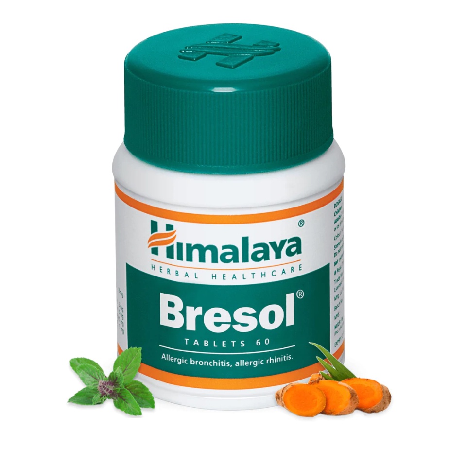 [ NEW STOCK : FEB 2027] HIMALAYA Bresol Tablets 60 (Allergic bronchitis ...