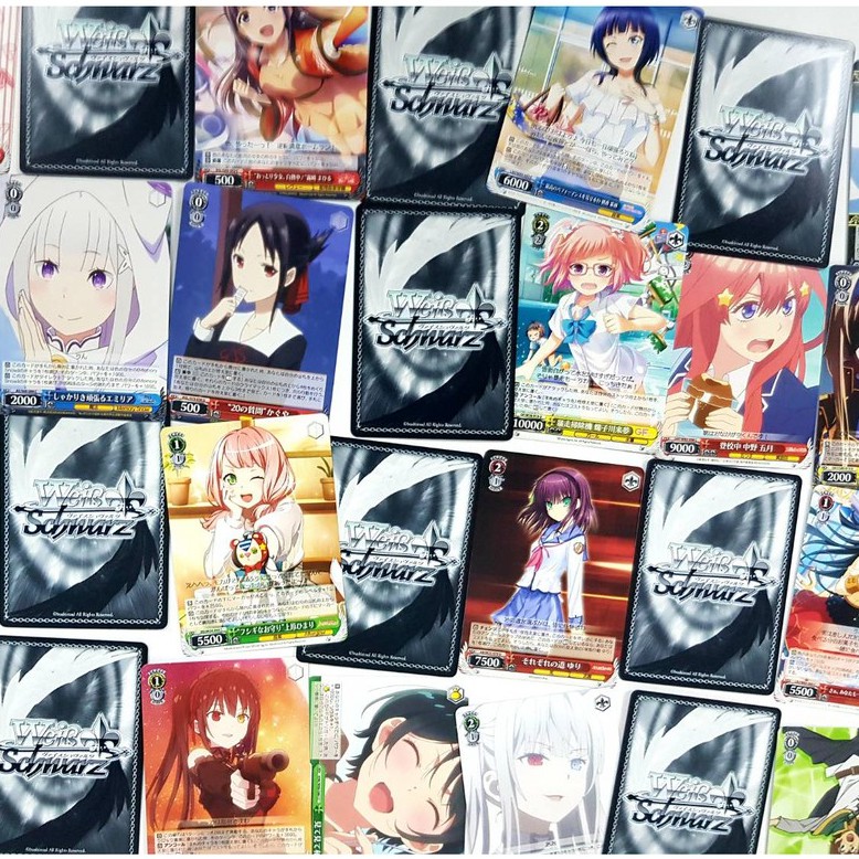 Weiss Schwarz TCG Card Game Japanese Anime repack Assorted 70 Cards ...