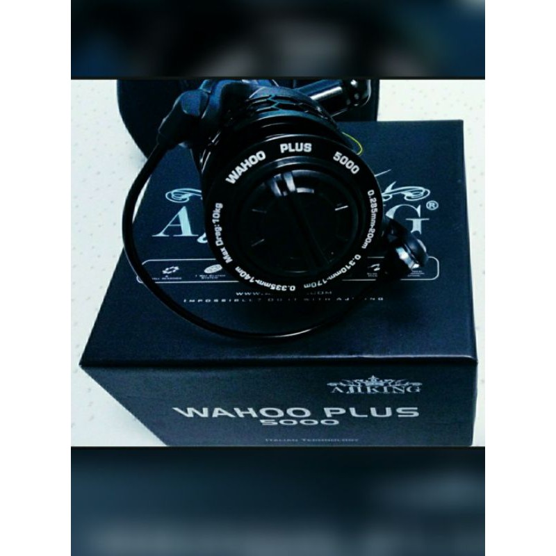 AJIKING WAHOO PLUS 5000 Spinning Reel Salt Water | Shopee Malaysia