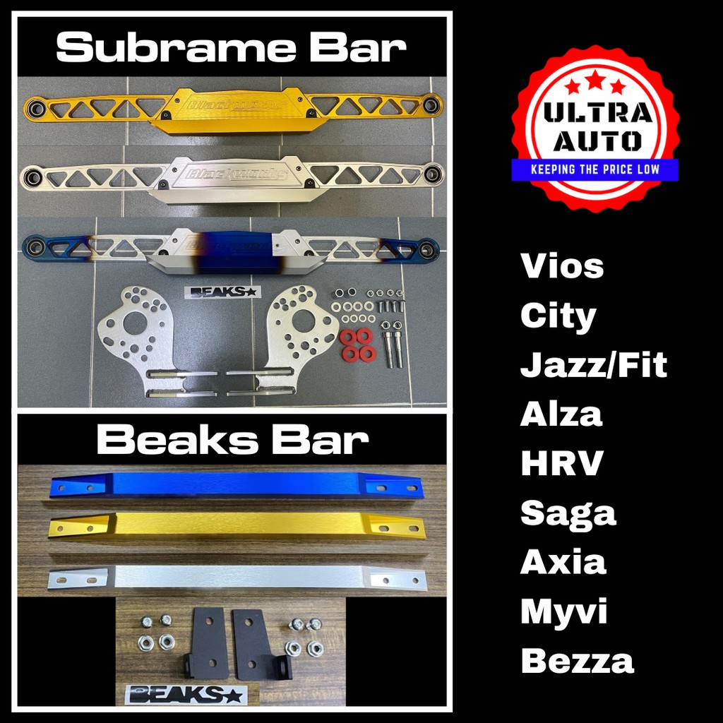 Subframe Bar Beaks Blackworks Perodua Axia Bezza Proton Saga BLM FLX ...