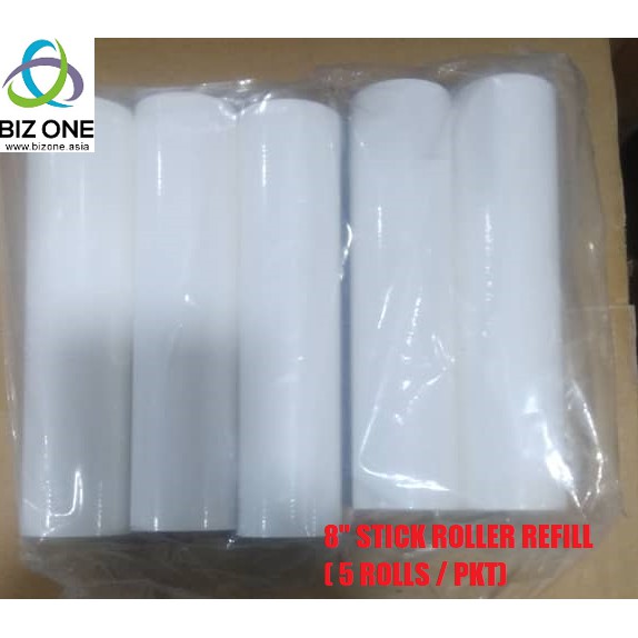 8" (200 MM) [ 5 rolls/ pkt ) Dust Remover Roller Cleanroom Sticky ...
