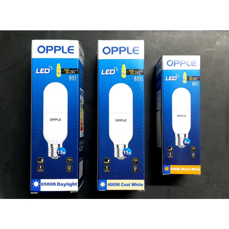 Opple Led Bulb E Stick 8W 11W 13W Daylight Cool White Warmwhite ...