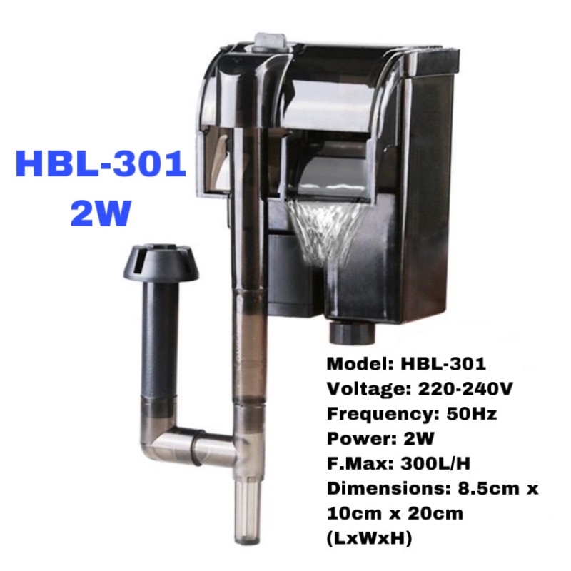 KFEI89 Sunsun Aquarium Hanging Filter Pump HBL-301 / HBL-501 / HBL-701 森森 鱼缸过滤器 背挂式过滤器 | Shopee ...