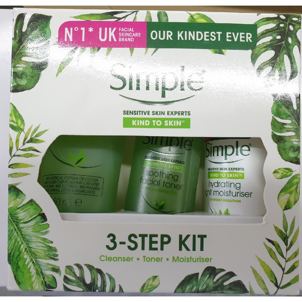 SIMPLE SKINCARE TRAVEL SET 50ML | Shopee Malaysia