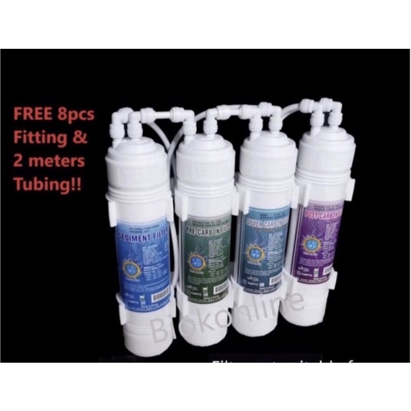 🔥KOREA 10” & 8” Halal Water Filter U type 1set FREE Tubing [🔥Promotion🔥 ...
