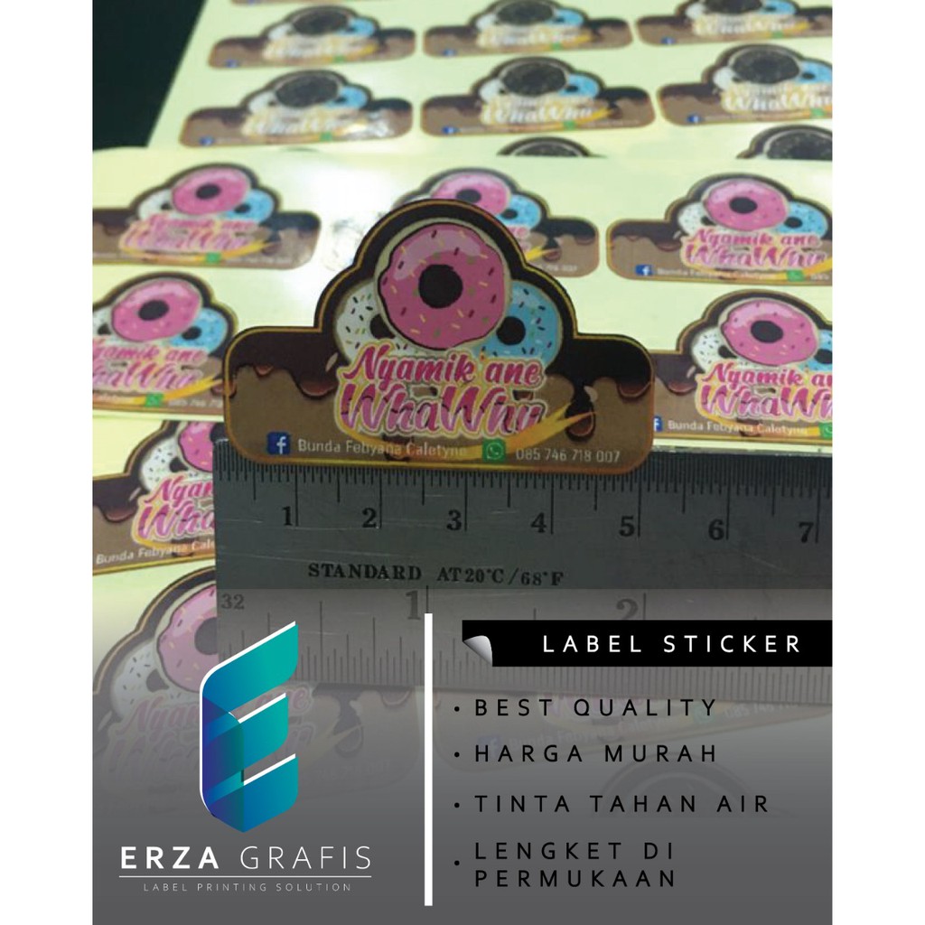 Mold Cutting Sticker For Glossy Bontax Packaging Labels Per Pcs ...