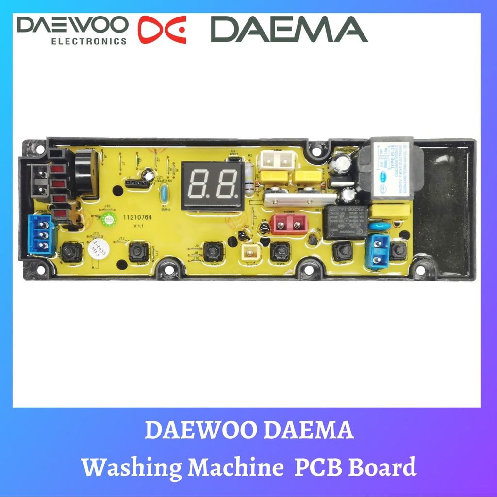 DAEWOO Washing Machine PCB Board / Papan PCB Mesin Basuh DWF-A1069 DWF-7288JD | Shopee Malaysia