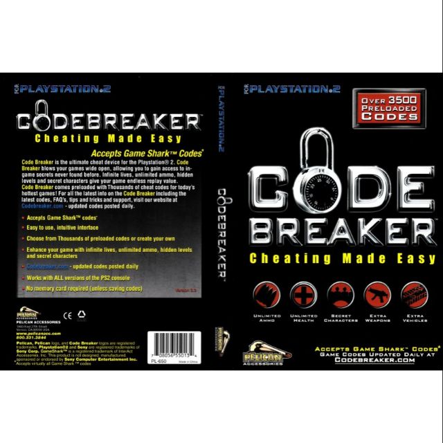 🔥PS2 CD DVD Games🔥 Code Breaker ( Cheat Codes) | Shopee Malaysia