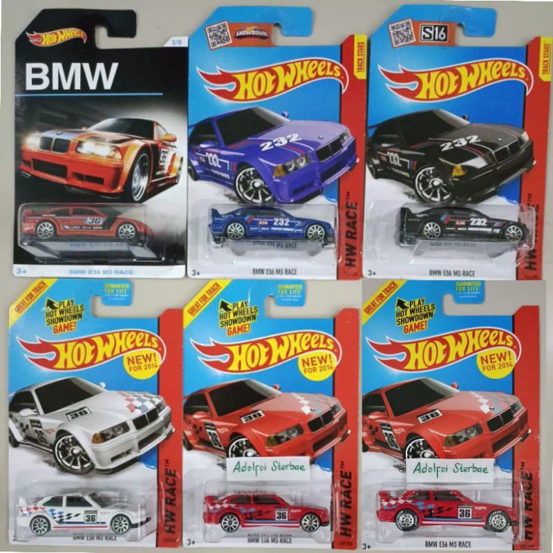 Hotwheels hot wheels bmw E36 M3 race bmw edition hw race great for ...