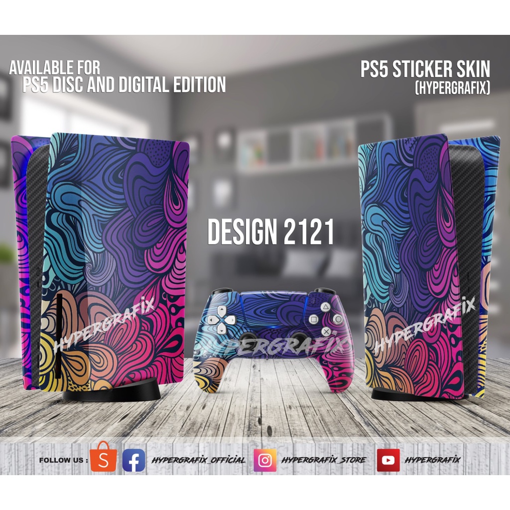 PS5 PLAYSTATION 5 STICKER SKIN DECAL 2121 | Shopee Malaysia