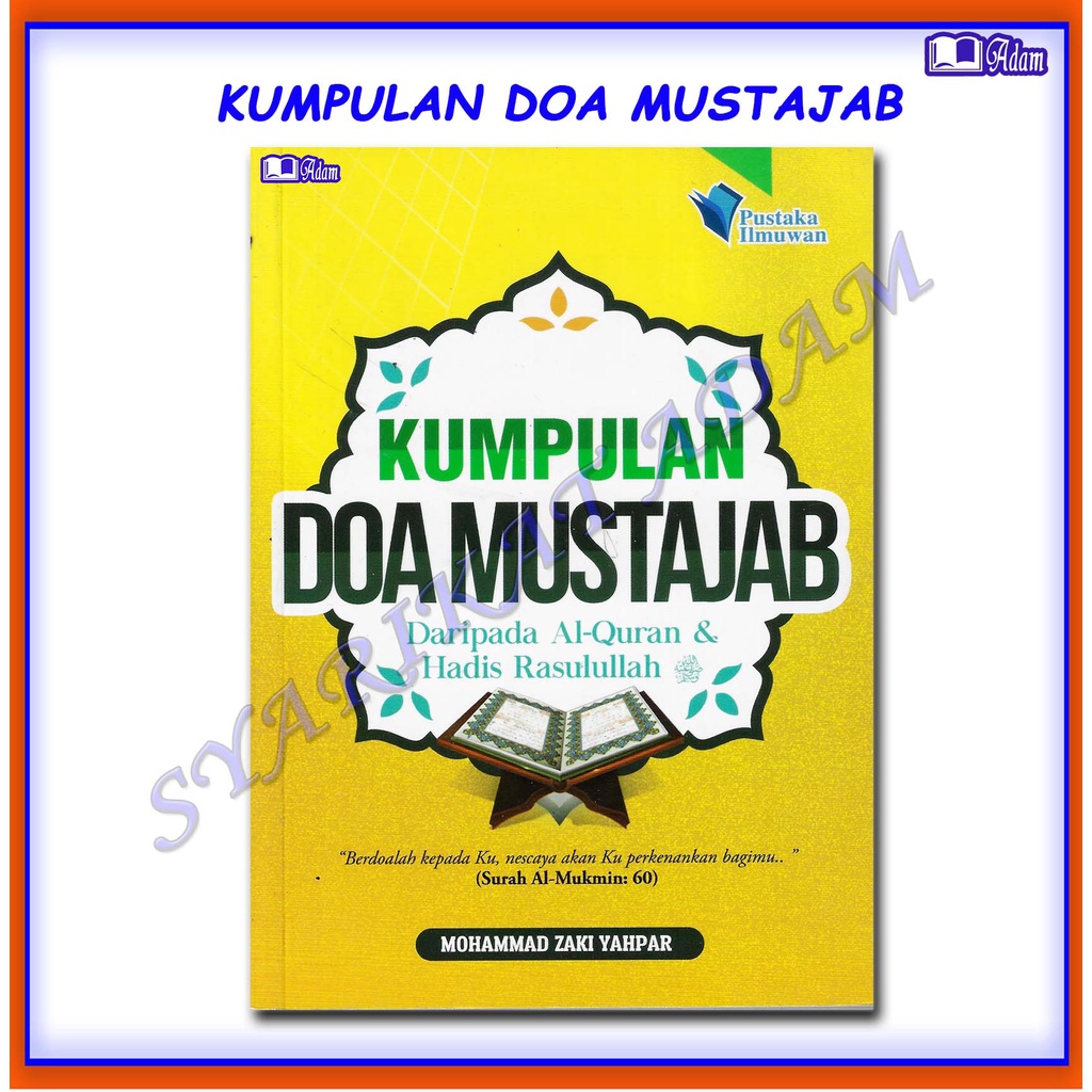 [ADM] KUMPULAN DOA MUSTAJAB - DARIPADA AL-QURAN & HADIS | Shopee Malaysia