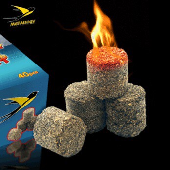 (40PCS) Metallogy Natural Fire Starter Charcoal Lighter/ Ignite Penyala ...
