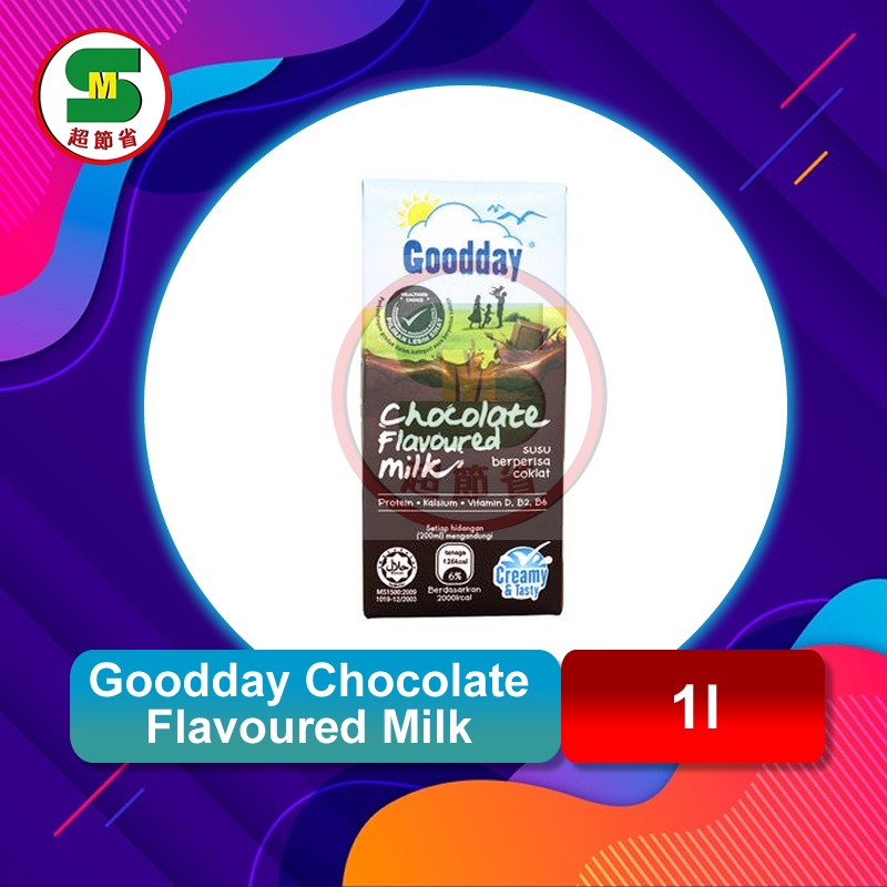 Goodday Assorted UHT Milk 1L (Full Cream/Chocolate/Strawberry/Low fat) | Shopee Malaysia