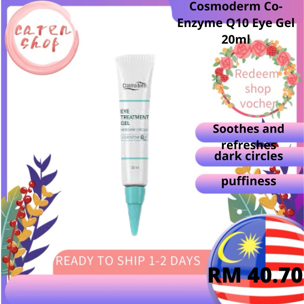Cosmoderm Co-Enzyme Q10 Eye Gel 20ml | Shopee Malaysia