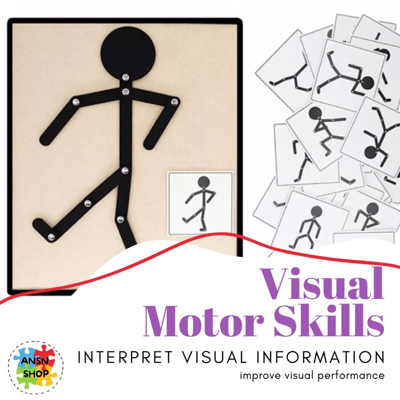 Visual Motor Skills Activities - Exercise Man | Shopee Malaysia