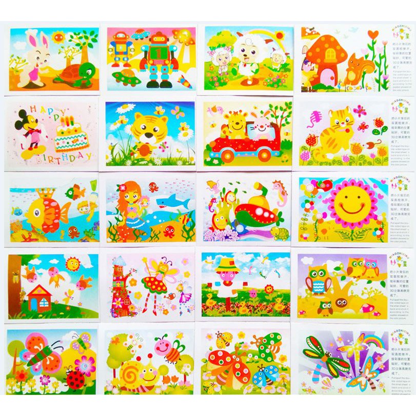 [Ready Stocks from Malaysia] 29x19cm (Big) Handcraft EVA Stick on ...