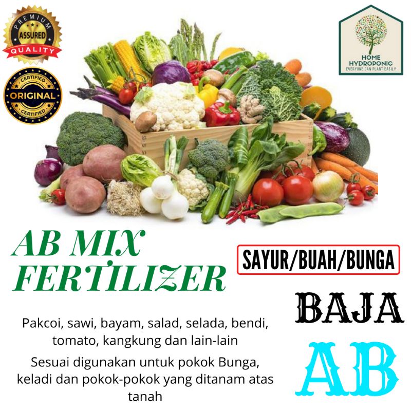2KG++ SET BAJA AB 3 IN 1 ( SAYUR /BUAH/ BUNGA) | Shopee Malaysia