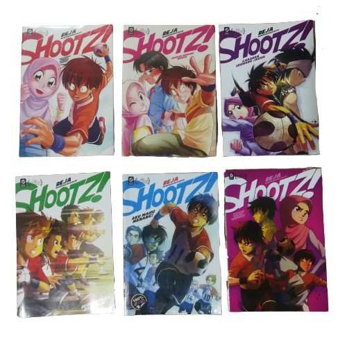 Buku Lama & Baru [ Siri: Shootz 1-7 ] by Reja [PTS Publication] Aksi Sukan [Komik Budak sekolah ...