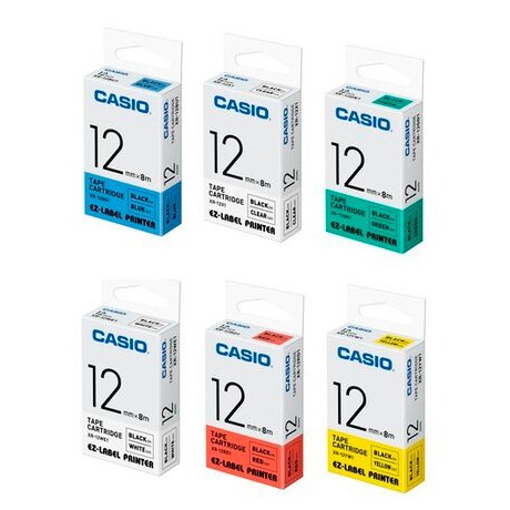 CASIO EZ-LABEL PRINTER TAPE CARTRIDGE 12mm x 8m | Shopee Malaysia
