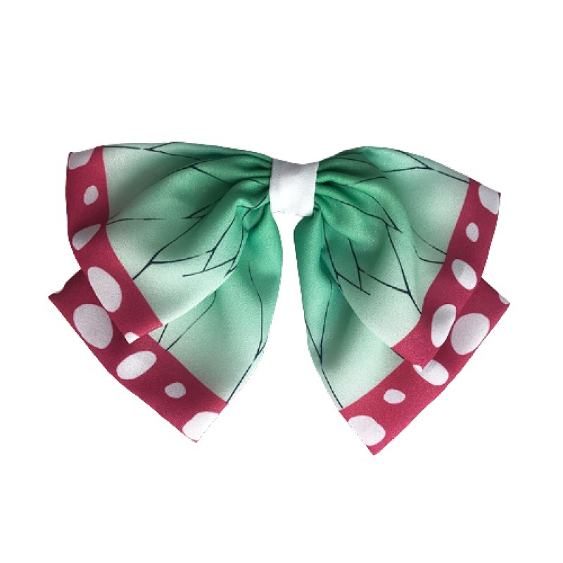 Demon Slayer Kimetsu no Yaiba Hair Rope Bowknot Headpieces Band Bow ...