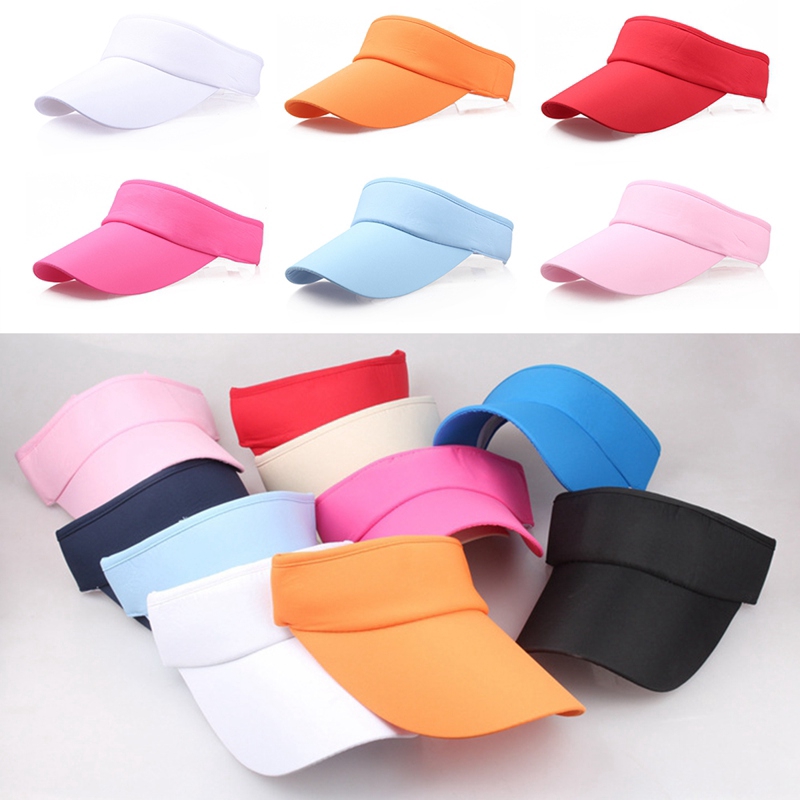 Sun Visor Adjustable Sports Tennis Golf Cap Headband Unisex Men Women ...