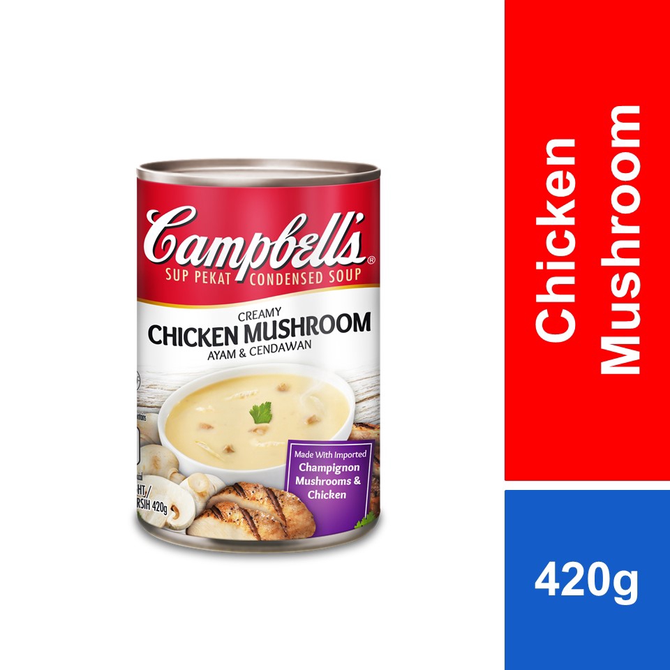 Campbell Creamy Chicken Mushroom 420g | Shopee Malaysia