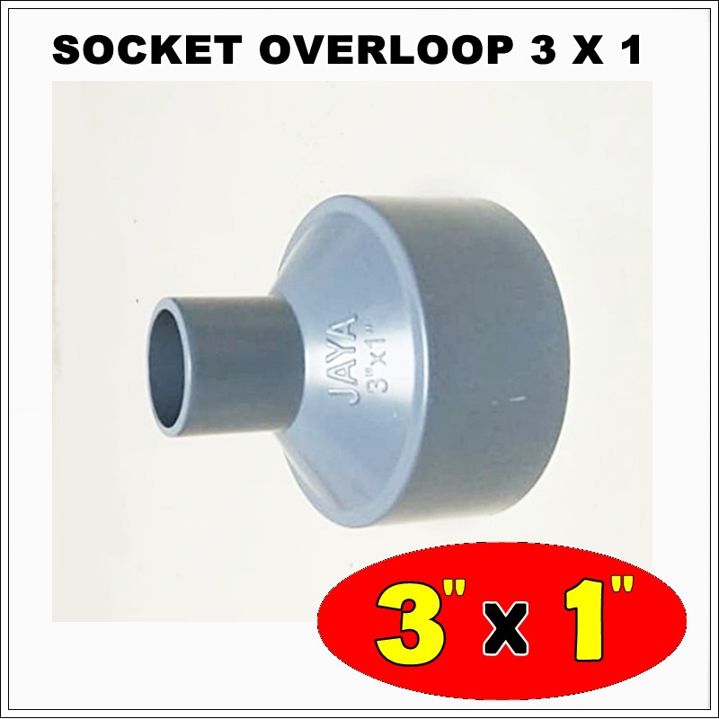 Verloop 3x1 Inch - Perlop Sock PVC Pipe Connection | Shopee Malaysia