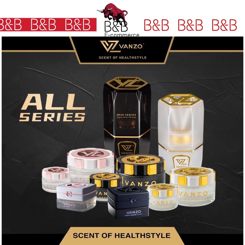 Vanzo Gentleman Duo Series Car Air Freshener Vanzo Car Perfume Pewangi ...