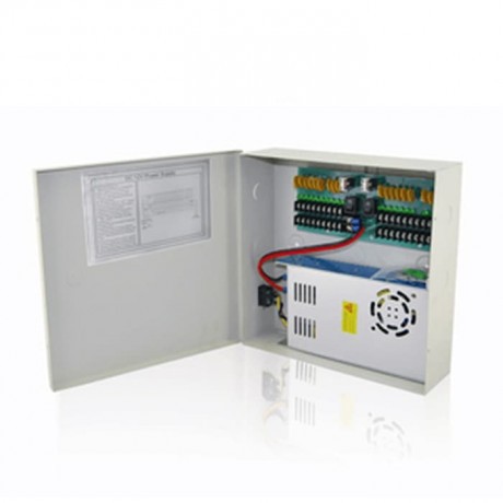 Power Supply BOX 30A 12V 18CH cctv / psu 12V 30A WITH PTC FUSE | Shopee ...