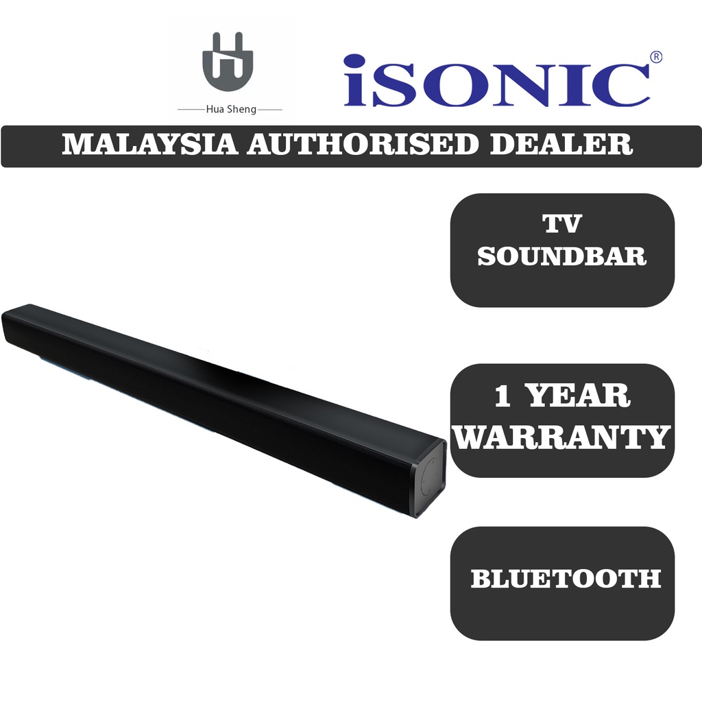 iSonic Wireless Bluetooth TV Soundbar Audio Speaker Home Cinema ICT ...