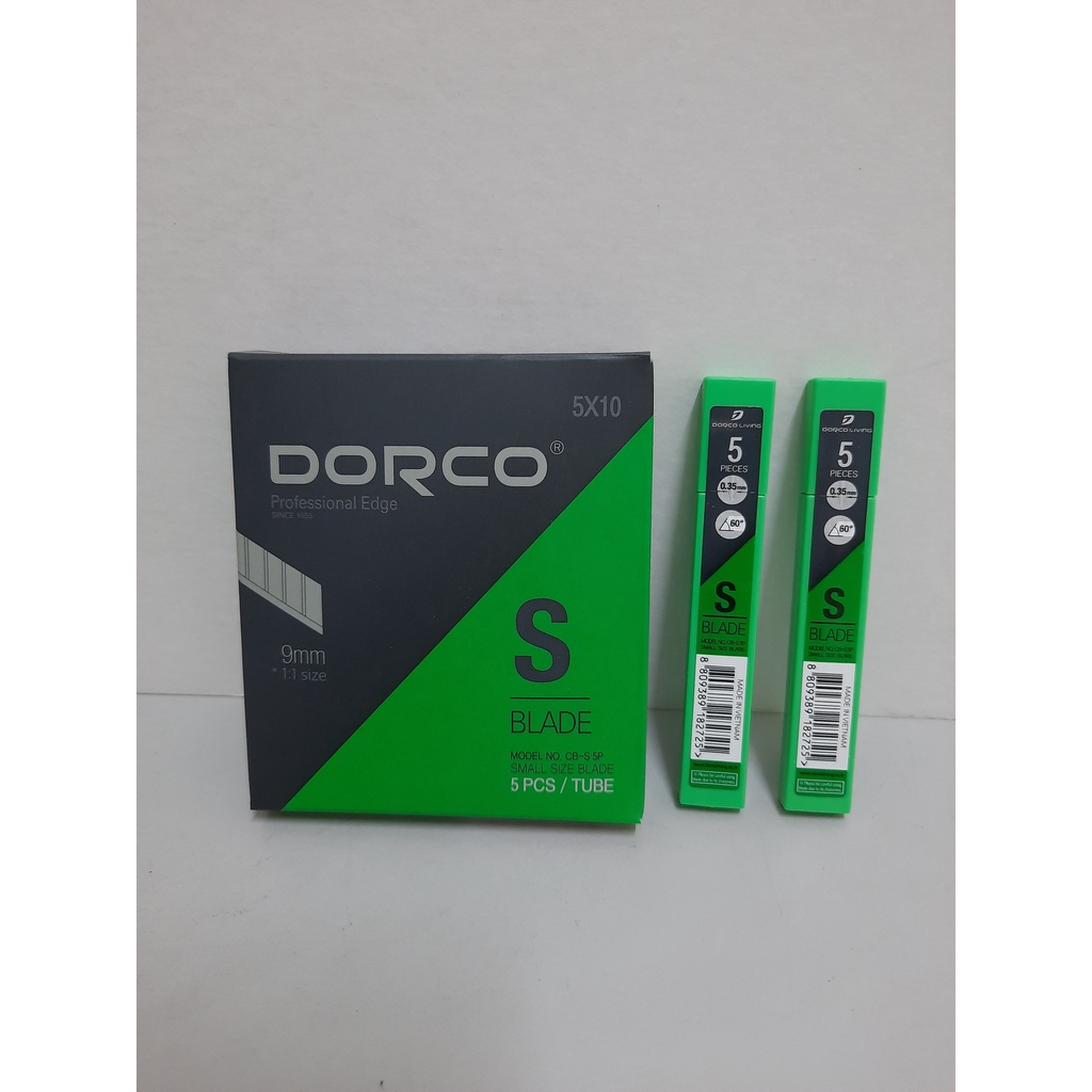 Dorco Cutter Blade Refill Small (9mm)/ Big (18mm)/ Mata Pisau/ - (5pcs ...