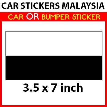 Car Sticker OR Bumper Sticker - Pahang Flag Stiker Bendera Negeri ...