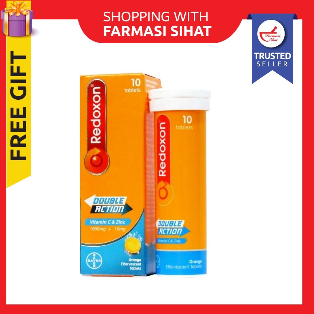 REDOXON Effervescent Double Action Orange (10s/45s) IMMUNE BOOSTER ...