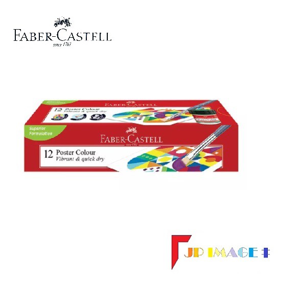Faber Castell Poster Color [Set Of 12 Colors] | Shopee Malaysia