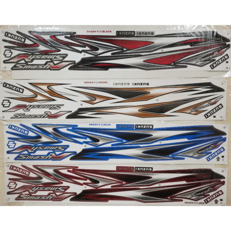 Suzuki Smash V 115 (1)BODY STICKER | Shopee Malaysia