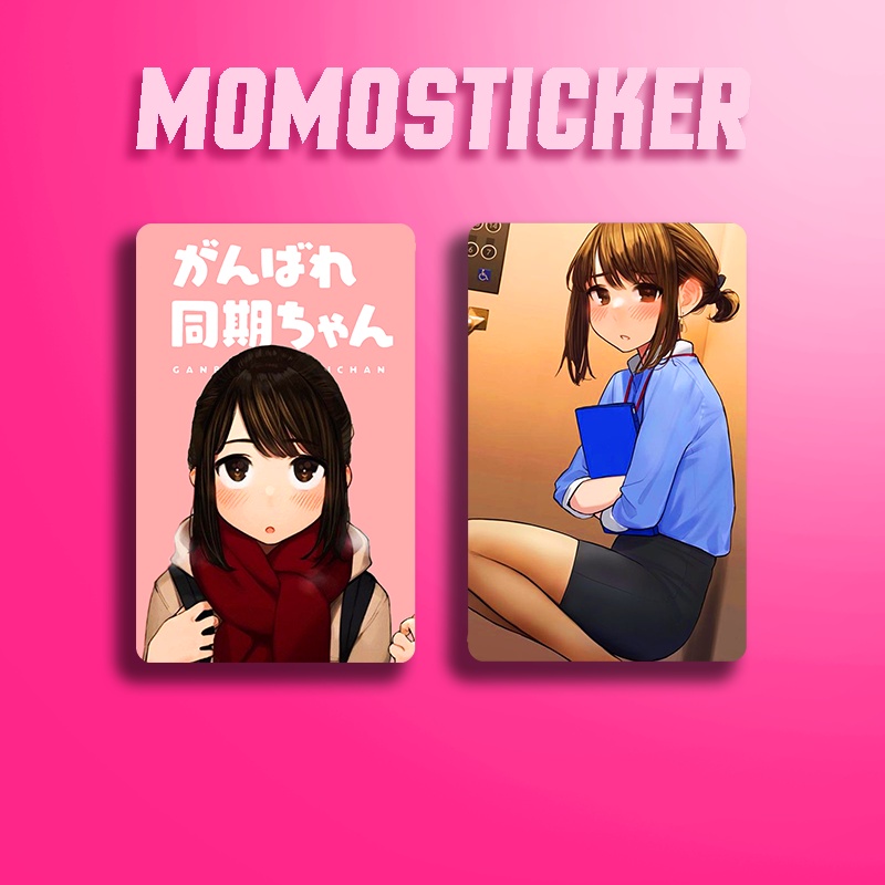 GANBARE! DOUKI-CHAN🔥ANIME GIRL🔥TOUCH N GO STICKER🔥Card Sticker🔥ATM ...