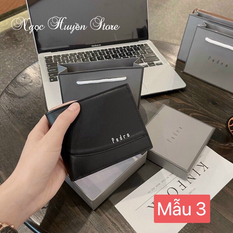 Type 1- FULLBOX Premium Pedro Men's Leather Wallet - Men's Horizontal ...