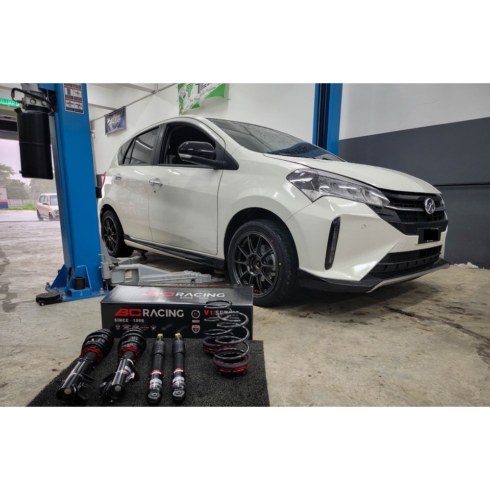 Perodua Myvi Gen3 MK3 - BC RACING V1 series fully adjustable absorber ...