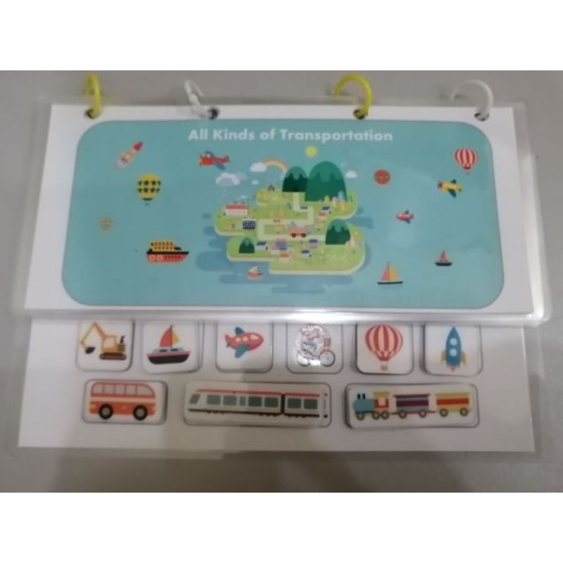 PDF Interactive Book Quiet Book/Busy Book All kinds of Transportation ...