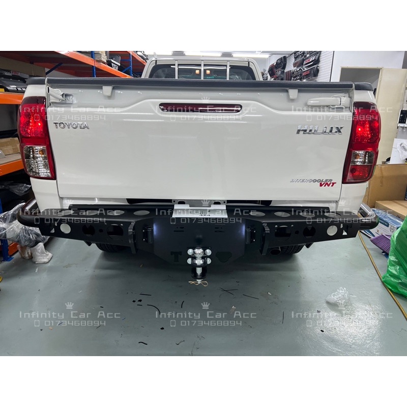 Toyota Hilux Revo Single Cab Eagle Rear Bull Bar | Shopee Malaysia