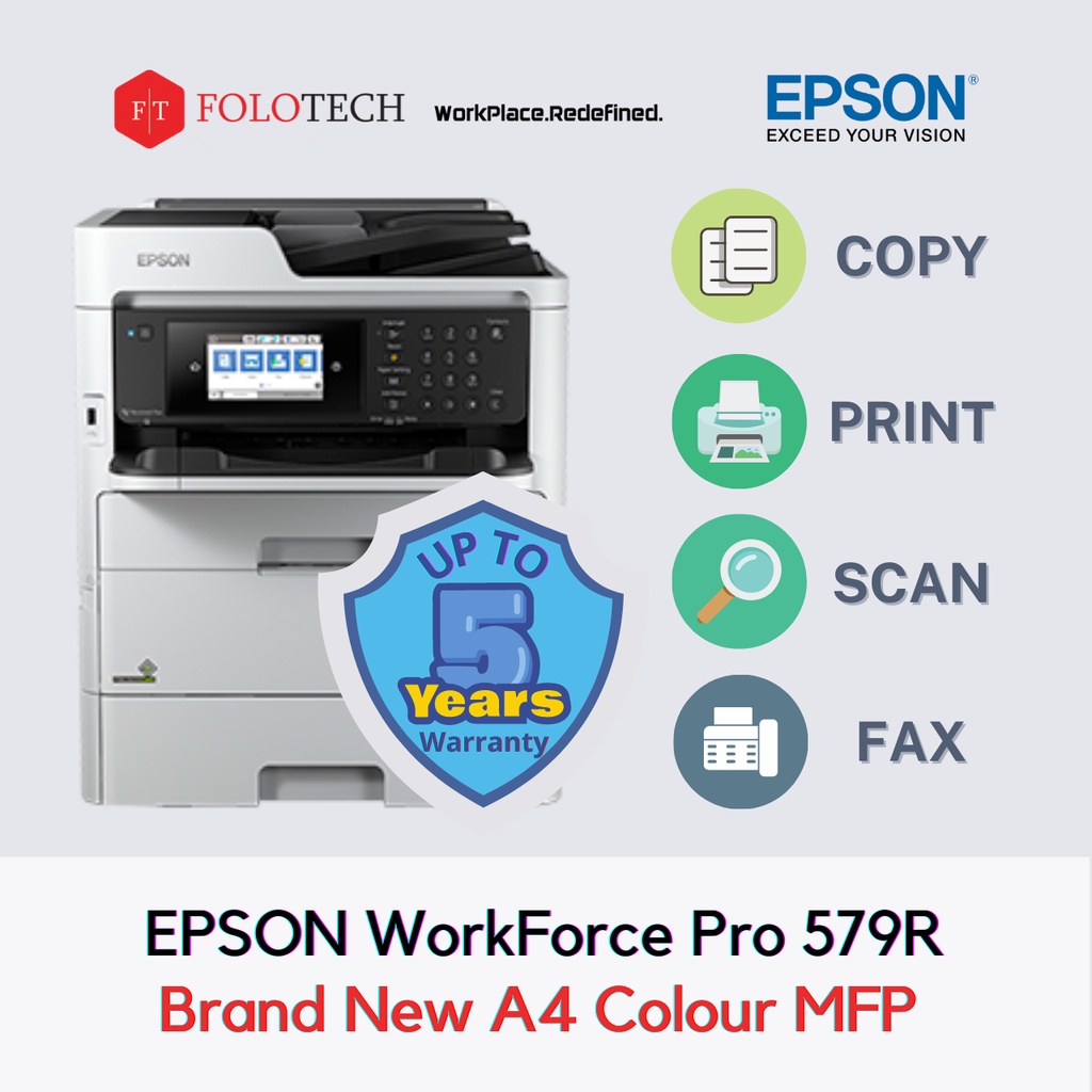 Photocopier Machine | Epson All In One Color A4 Photocopier WFC-579R ...