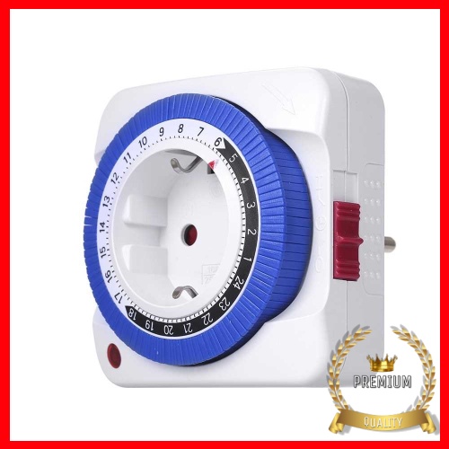 24 Hours Plug-in Timer Switch Mechanical Timing Socket Time Controller ...